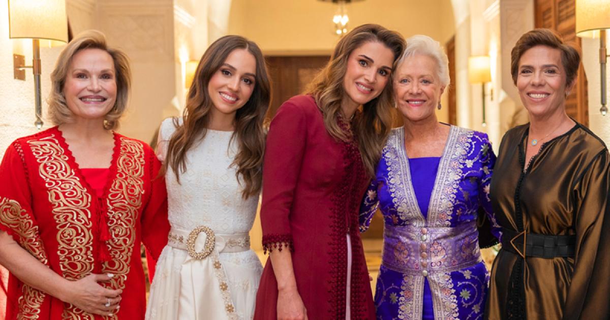 Queen Rania Hosts Henna Party to Celebrate Her Royal Highness Princess Iman’s Upcoming Wedding ...
